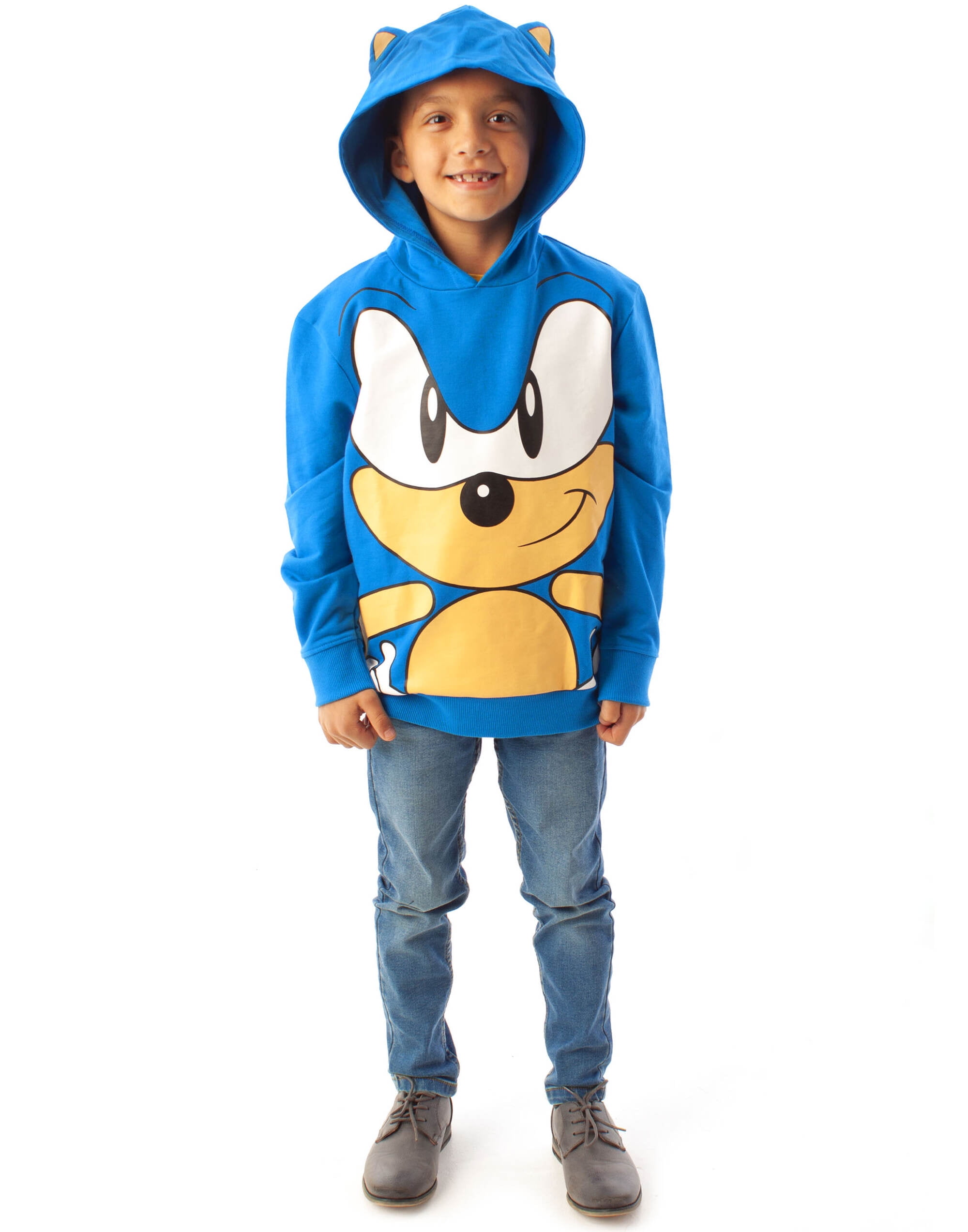 Sonic the Hedgehog Boys Blue Hoodie - Walmart.com