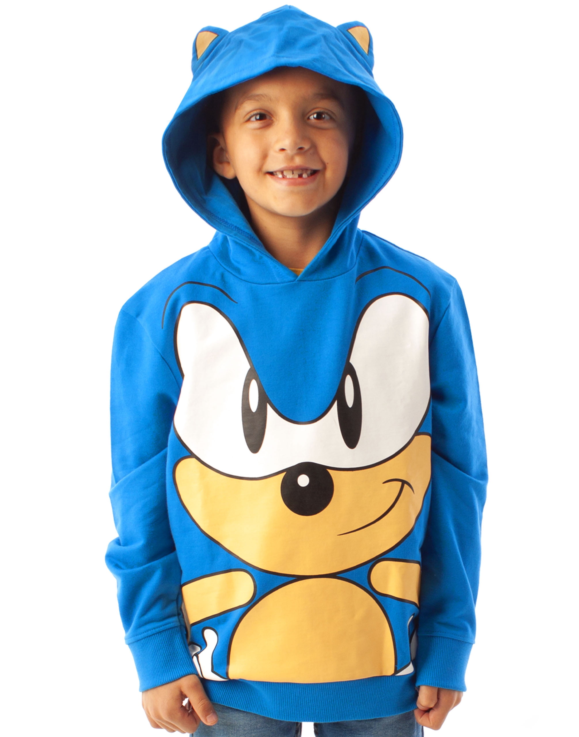 Sonic the Hedgehog Boys Blue Hoodie - Walmart.com