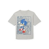 Sonic the Hedgehog Boys Cotton Crewneck Graphic Tee, Sizes XS-2XL ...