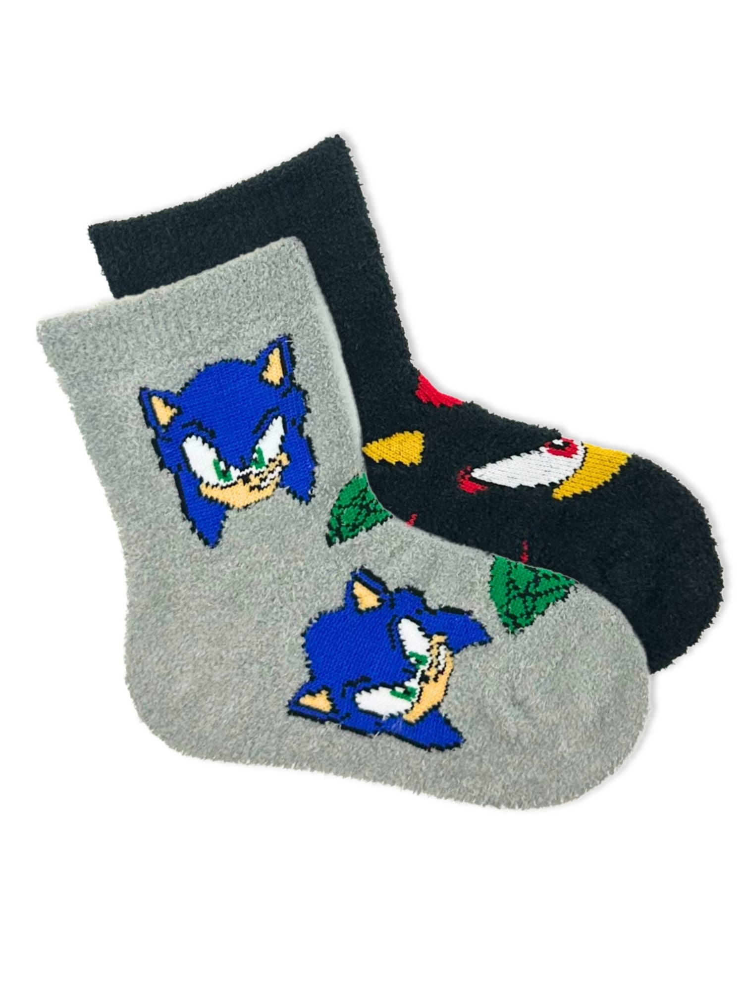 Sonic the Hedgehog Boys Cozy Socks, 2-Pack, Sizes S/M-M/L - Walmart.com