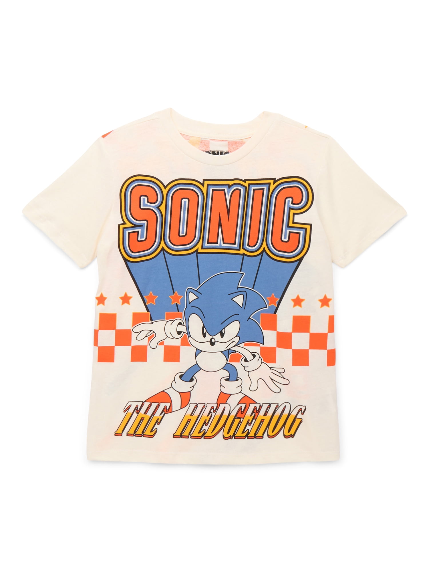 Sonic the Hedgehog Boys' Front Back Graphic Tee with Short Sleeves, Sizes 4-20 - Walmart.com