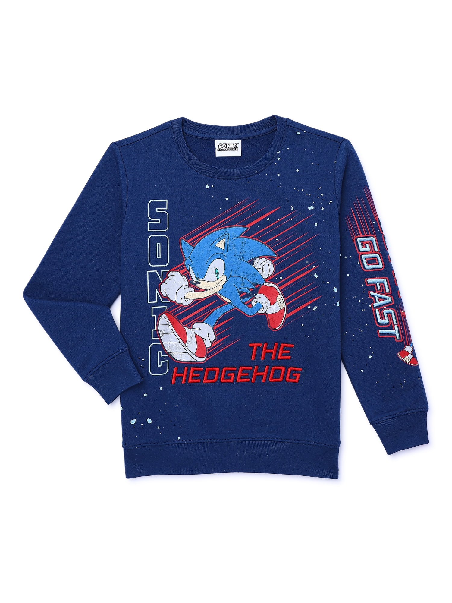 Sonic the Hedgehog Graphic Sweatshirt - Sizes 4-18 - Walmart.com