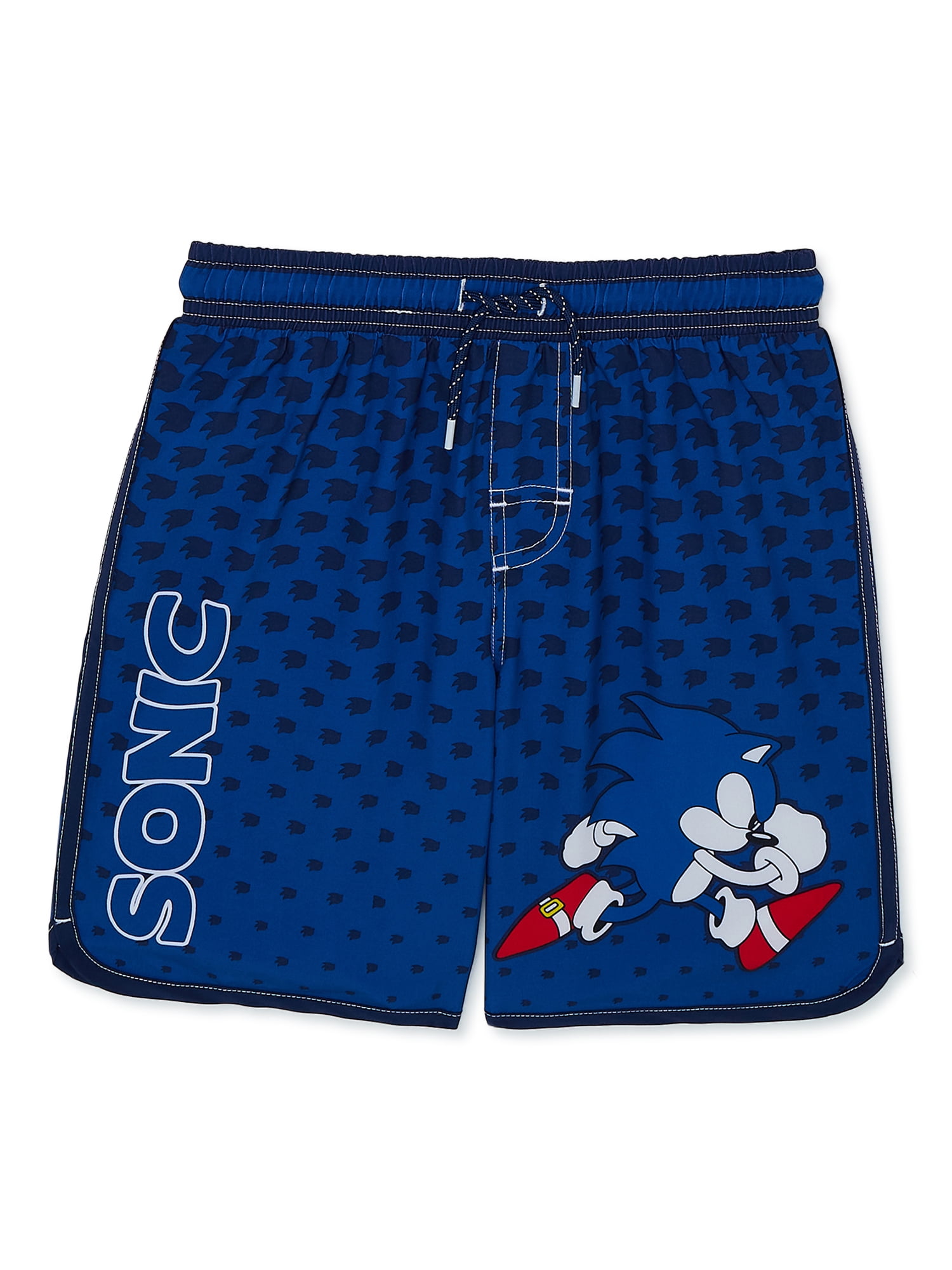 Sonic the Hedgehog Boys Swimwear Shorts, Sizes 4-12 - Walmart.com