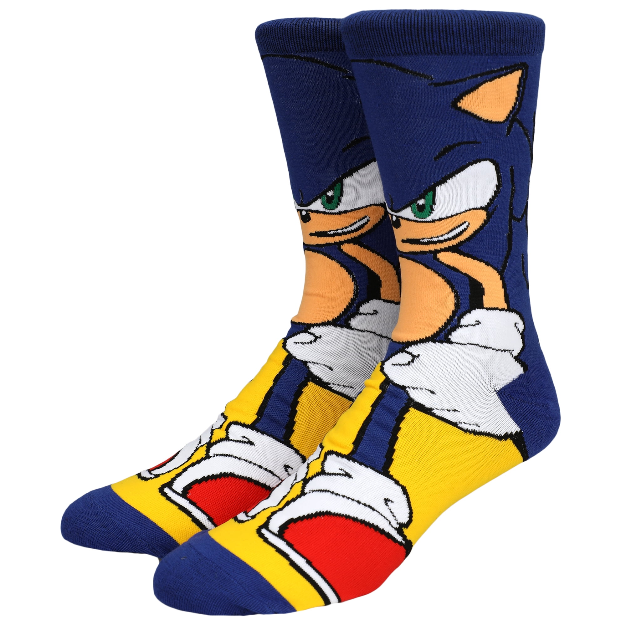 Sonic the Hedgehog Casual 360 Character Crew Socks for Men - Walmart.com