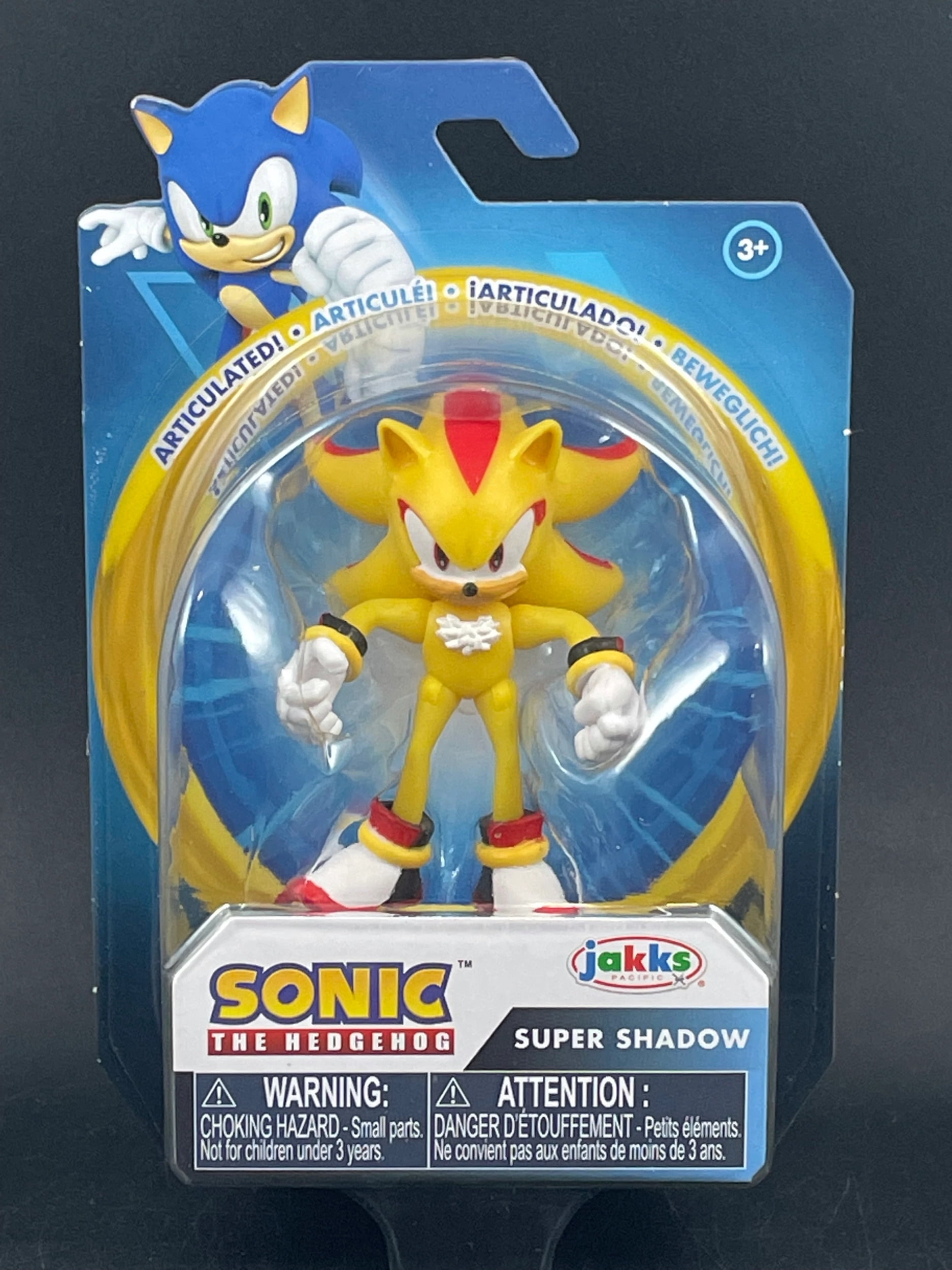 Sonic the Hedgehog Classic Super Shadow 2.5" Mini Action Figure ...