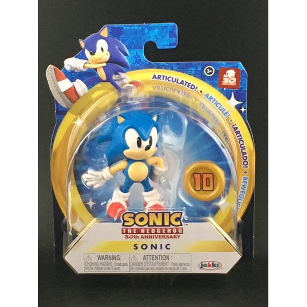 Sonic The Hedgehog with Power Ring Action Figure, Multi, 0.5 lb ...