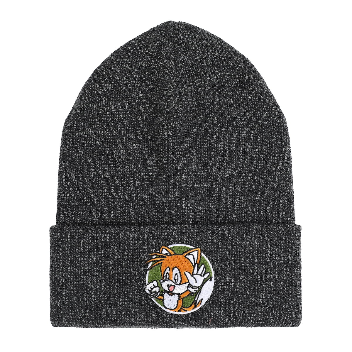 Sonic the Hedgehog Embroidered Tails Adult Cuffed Beanie - Walmart.com