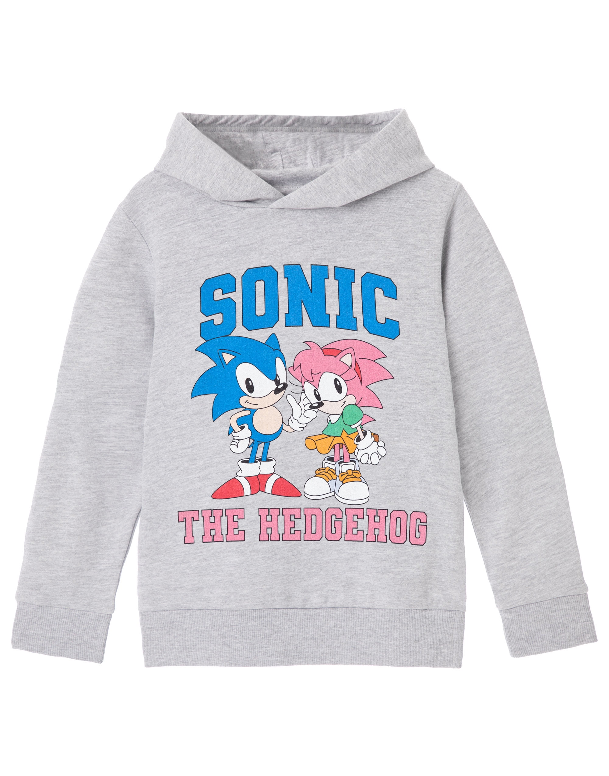 Sonic the Hedgehog Girls Grey Hoodie - Walmart.com