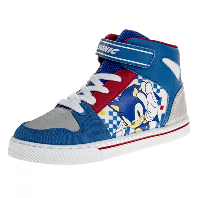 Sonic the Hedgehog High Top Athletic Kid's Shoes-Size 2 - Walmart.com
