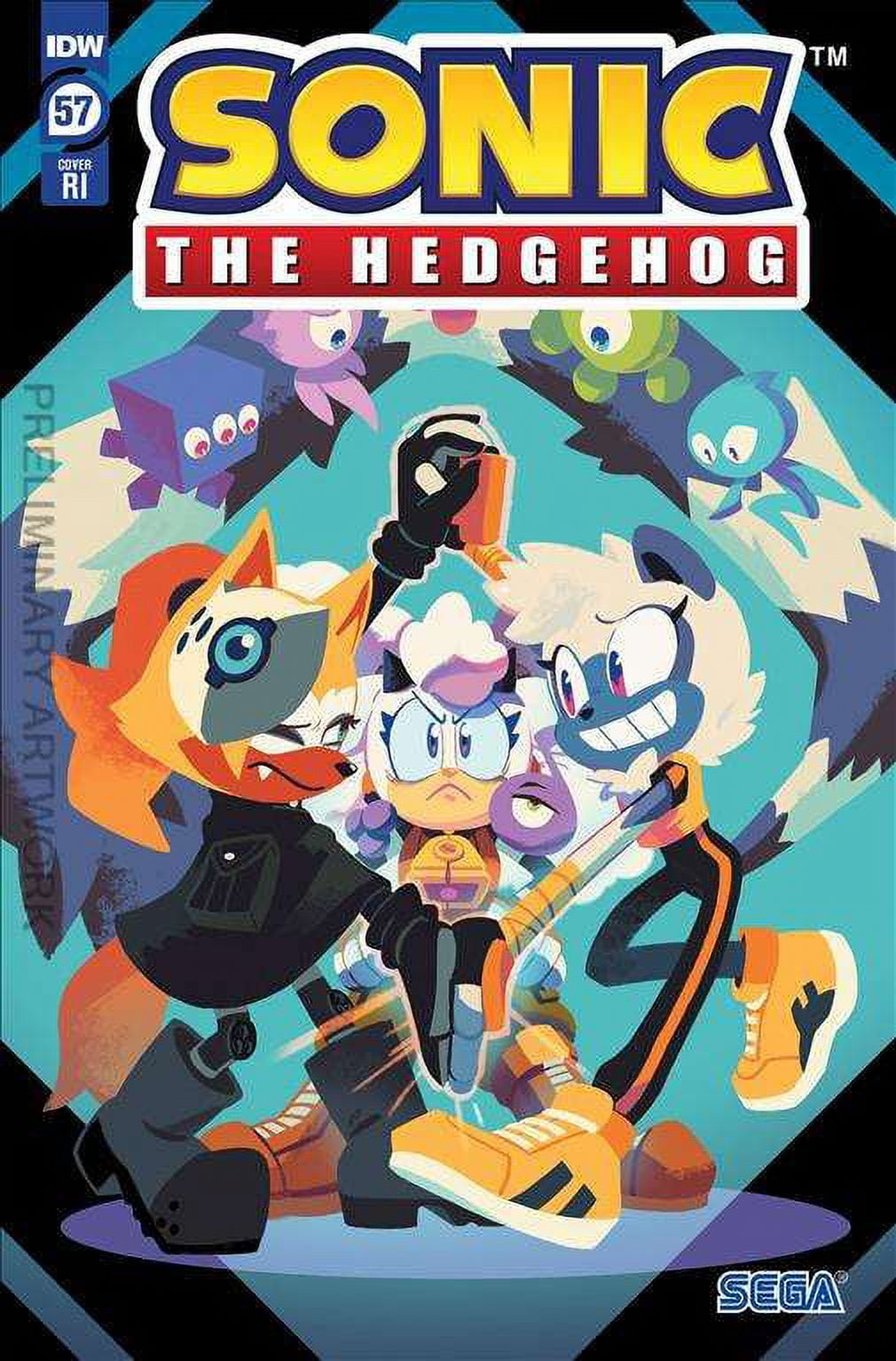 Sonic the Hedgehog (IDW) #57C VF ; IDW Comic Book - Walmart.com