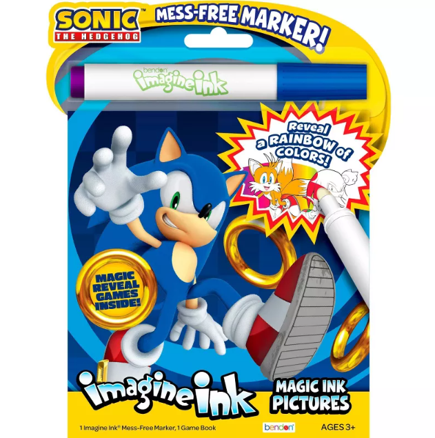 Sonic the Hedgehog Imagine Ink Book - Walmart.com