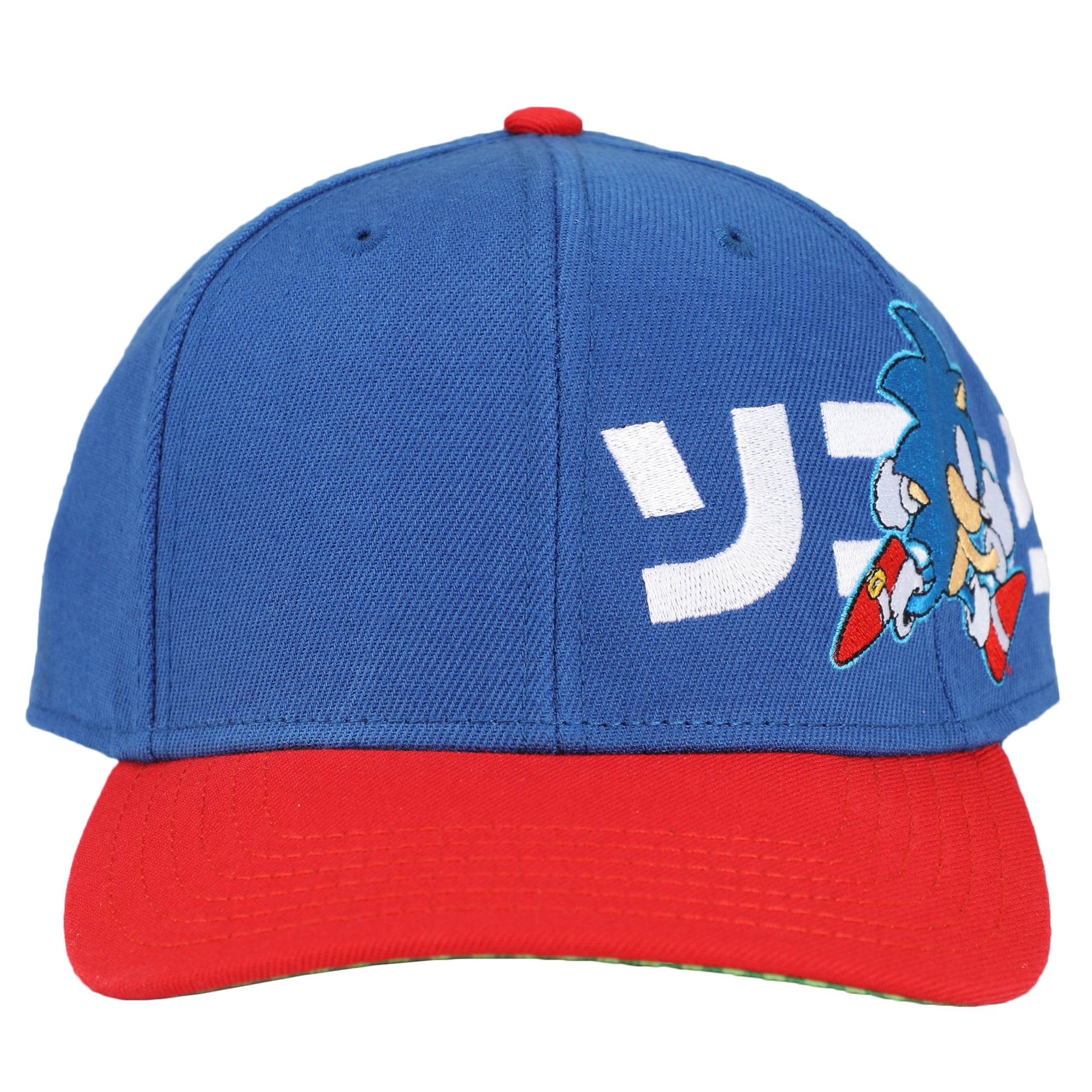 Sonic the Hedgehog Kanji Flatbill Snap Back Hat - Walmart.com