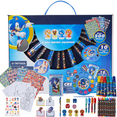 "SEGA Sonic the Hedgehog Kids Art Set, 716-Piece Coloring and Sticker ...