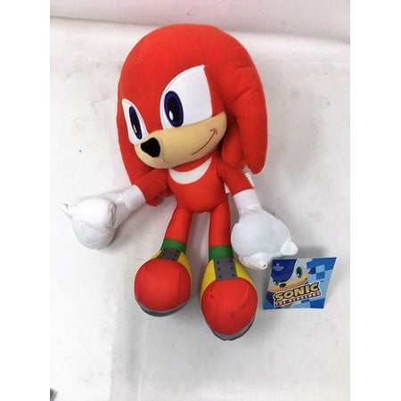 Sonic The Hedgehog Knuckles 11.5 Inch Tall Plush Soft Toy - Sonic ...