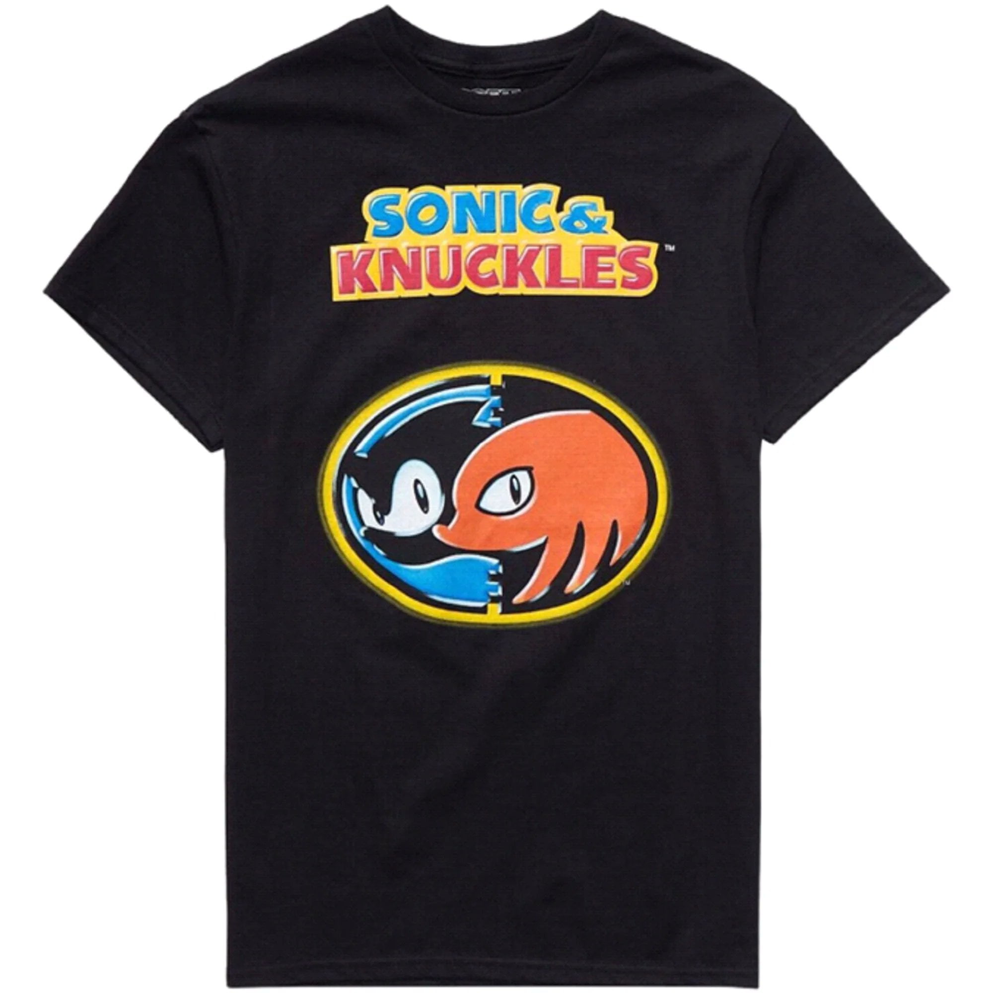 Sonic the Hedgehog & Knuckles T-Shirt – Classic Video Game Fan Merch ...