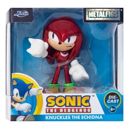 Sonic the Hedgehog Knuckles the Echidna Metalfigs Diecast Collectible ...