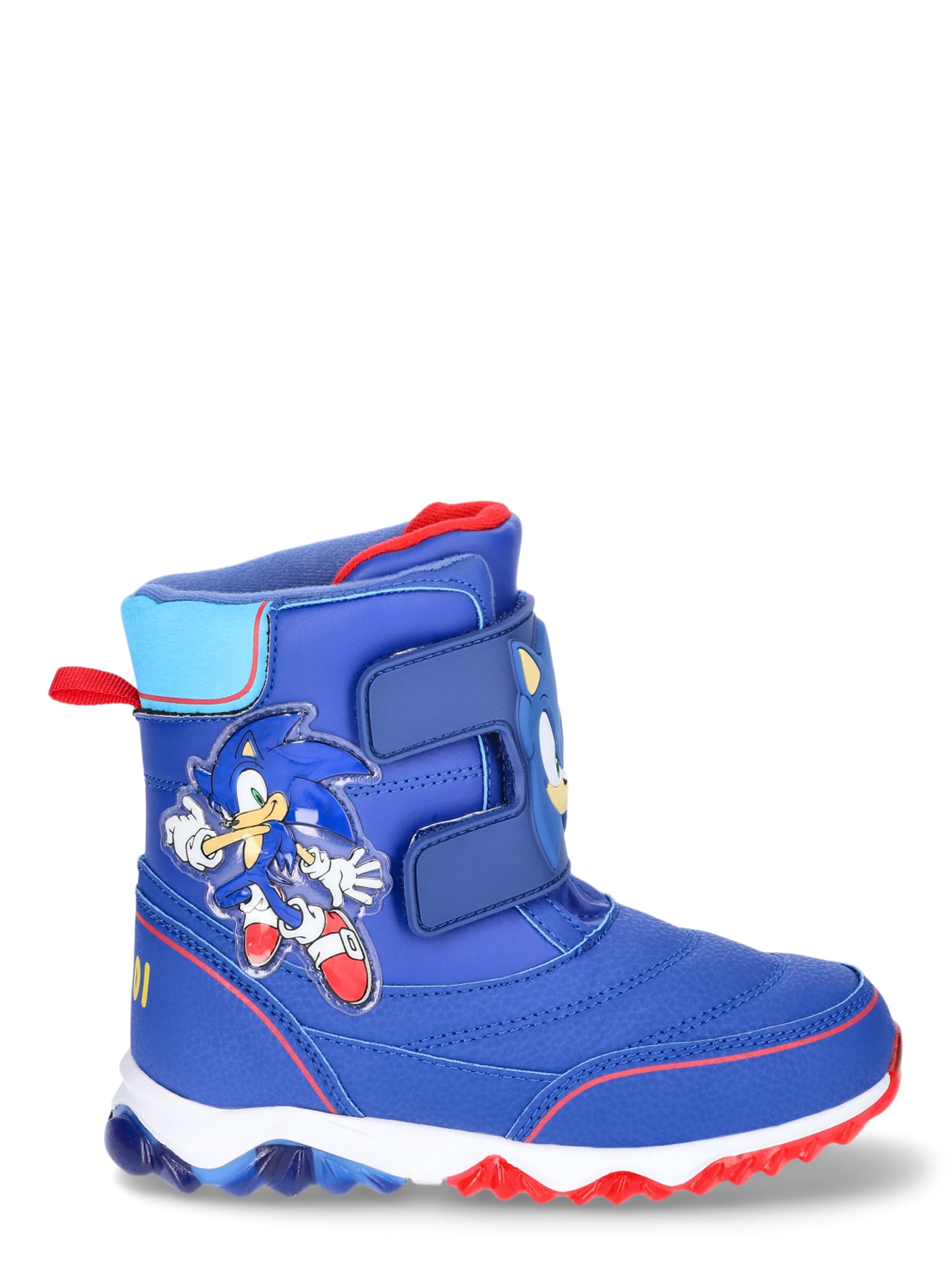 Sonic the Hedgehog Little Boys Snow Boots - Walmart.com