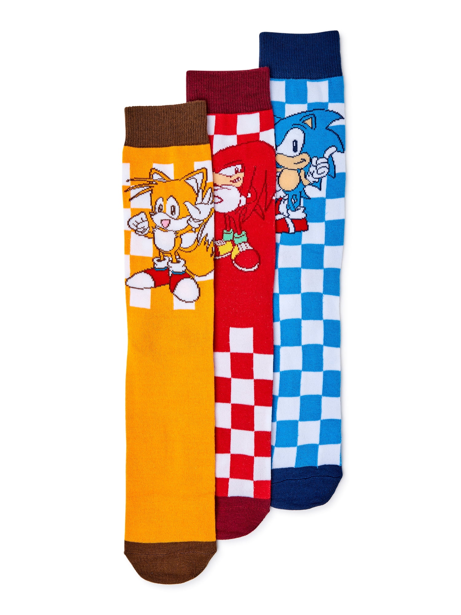 Sonic the Hedgehog Men's Socks, 3-Pack - Walmart.com