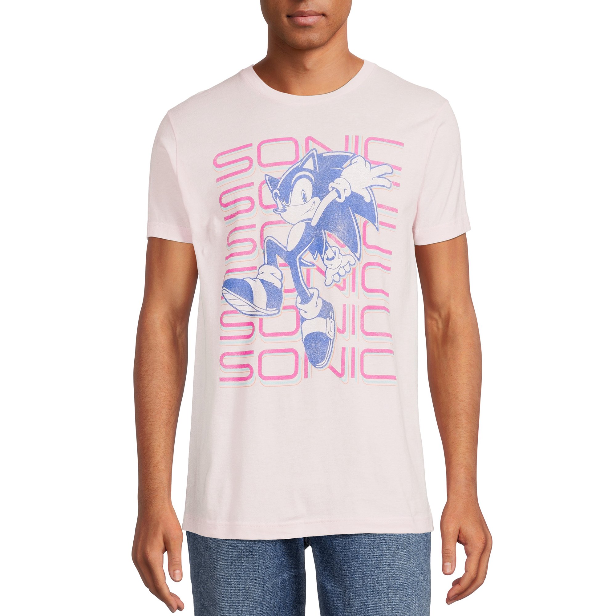 Sonic the Hedgehog Men's and Big Men's Graphic Tee - Walmart.com
