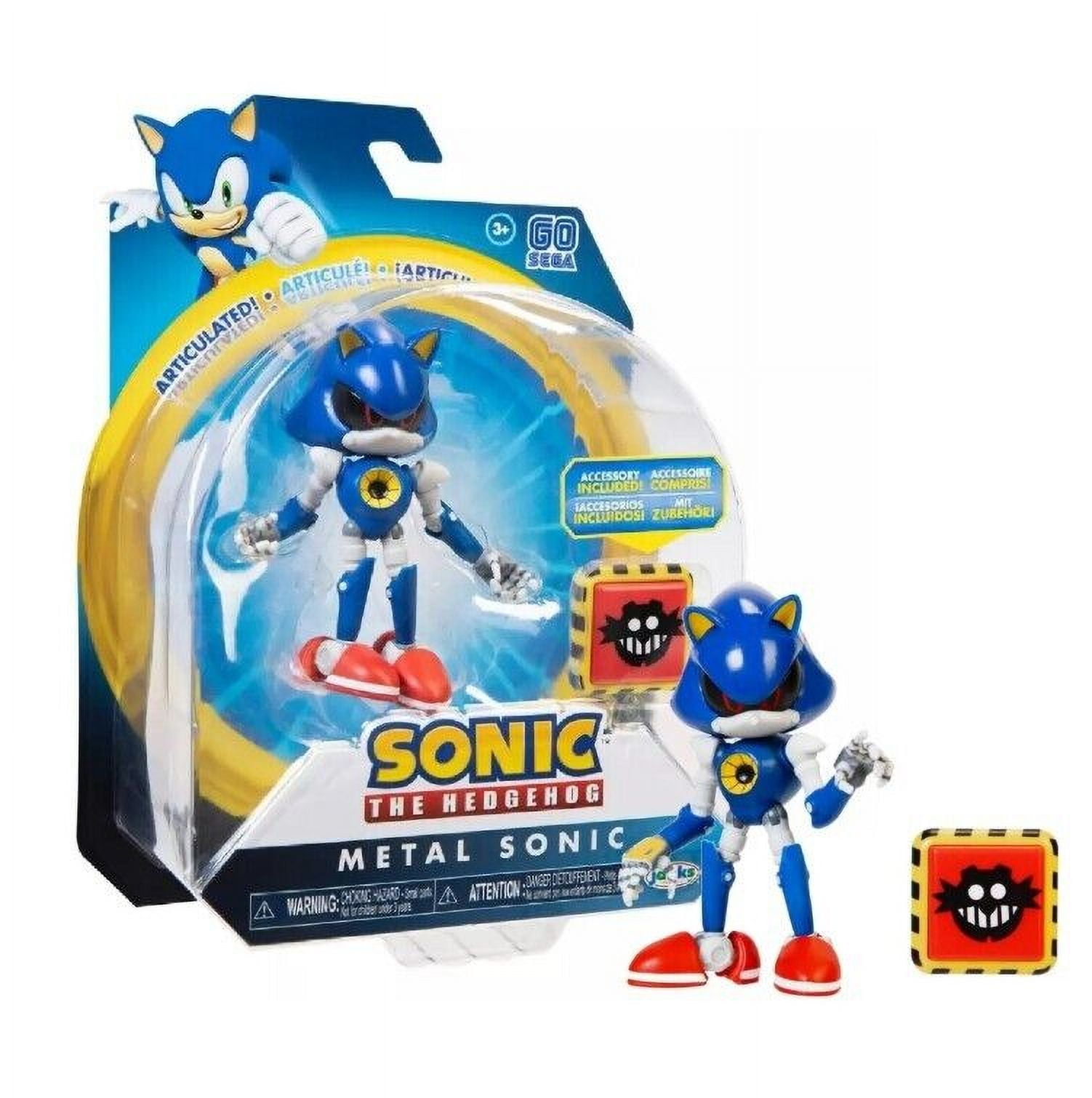 Sonic, Sonic the Hedgehog Metal Sonic 4" Figure, Trap Spring - Walmart.com
