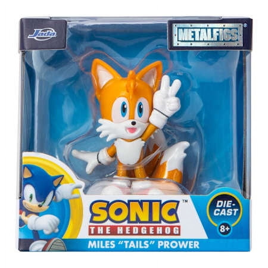 Sonic the Hedgehog Miles Tails Prower Metalfigs Diecast Collectible ...