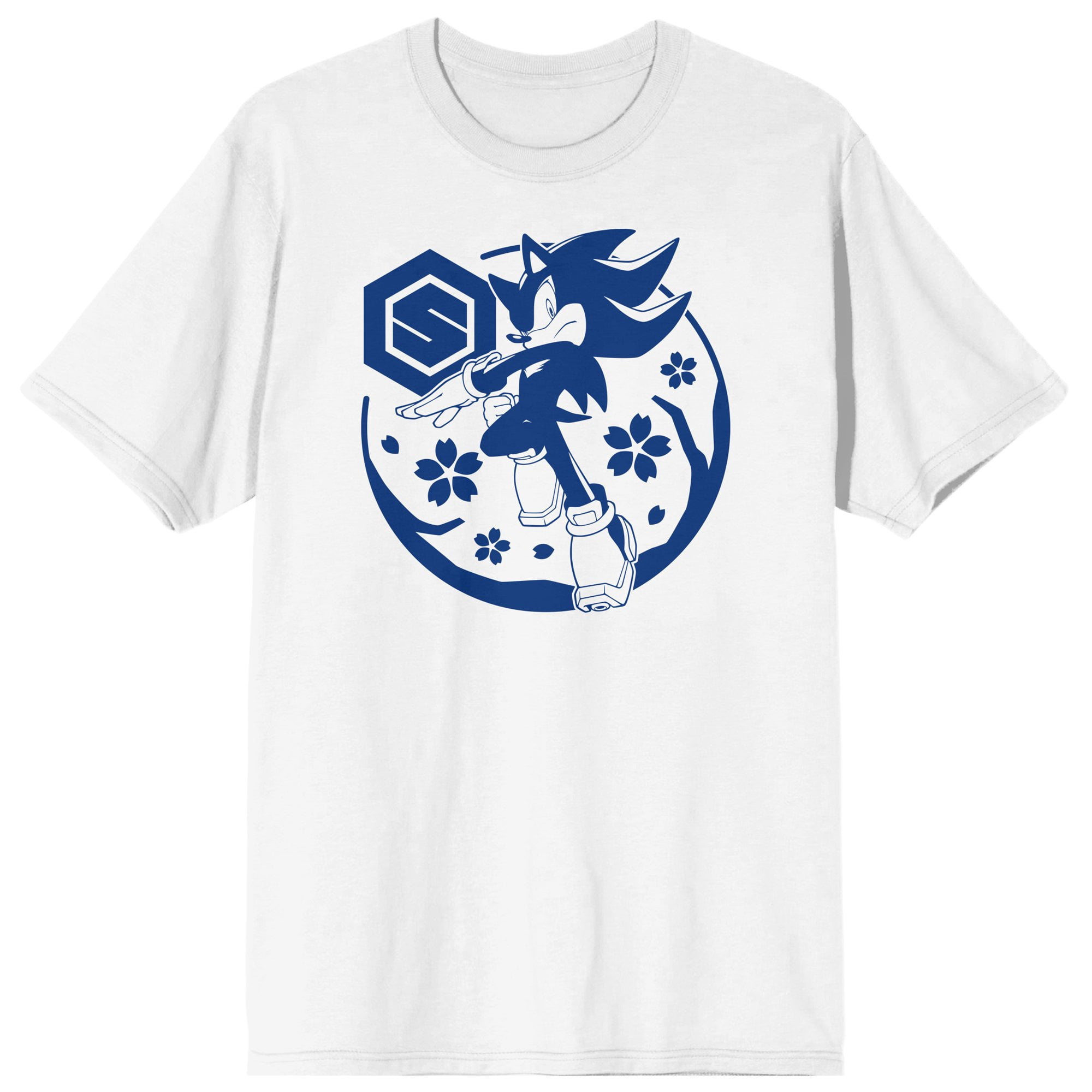 Sonic the Hedgehog Modern Character Mens White Graphic Tee - Walmart.com