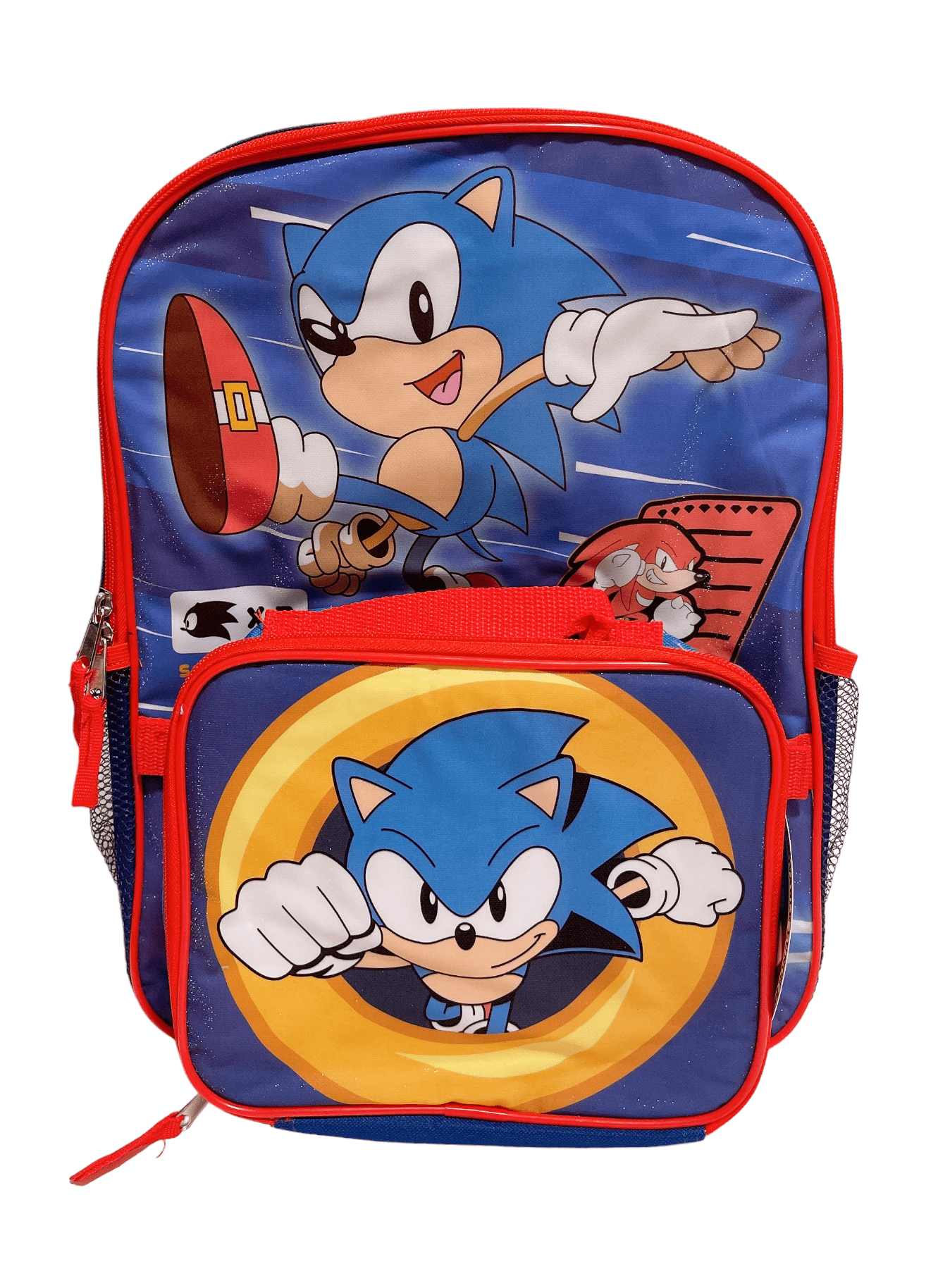 Sonic the Hedgehog Kids School Backpack & Lunch Box Set, 16 Inch, Movie ...