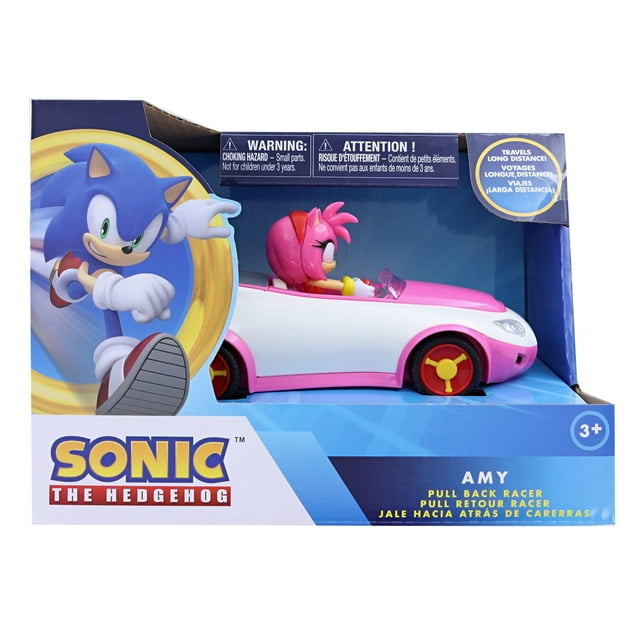 Walmart Toy: Sonic the Hedgehog Pull Back Racer - Amy Rose, Team Sonic ...