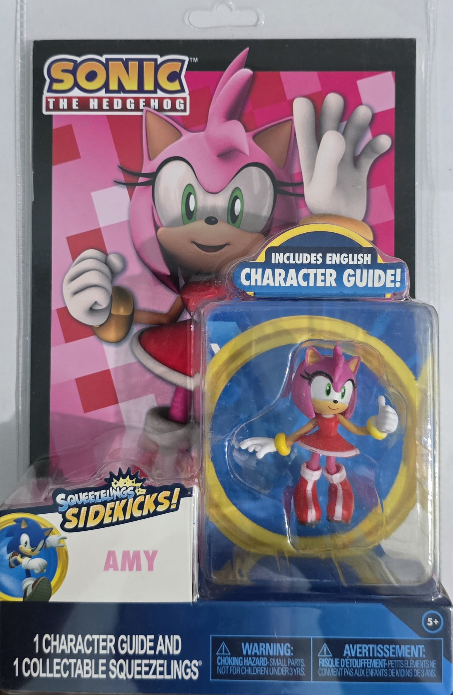 Sonic the Hedgehog Sidekicks Amy Set - Walmart.com