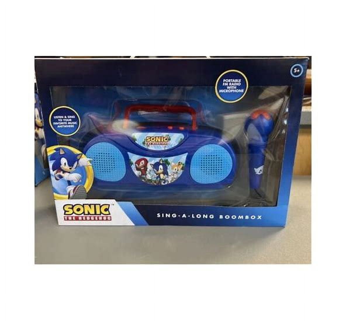 Sonic the Hedgehog Sing-A-Long Boombox - Walmart.com