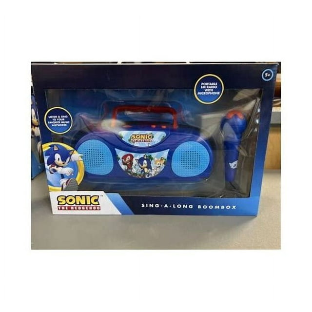 Sonic the Hedgehog Sing-A-Long Boombox - Walmart.com
