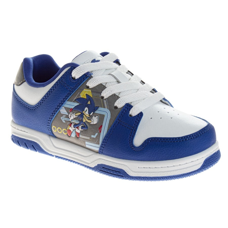 Sonic the Hedgehog Sonic Lace Up Casual Sneakers. (Little Kids)Blue ...