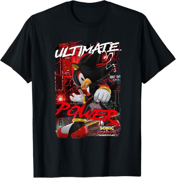 Sonic the Hedgehog Sonic X Shadow Generations Ultimate T-shirt ...
