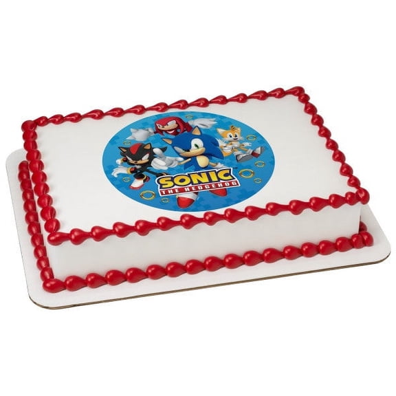 Sonic Sheet Cake