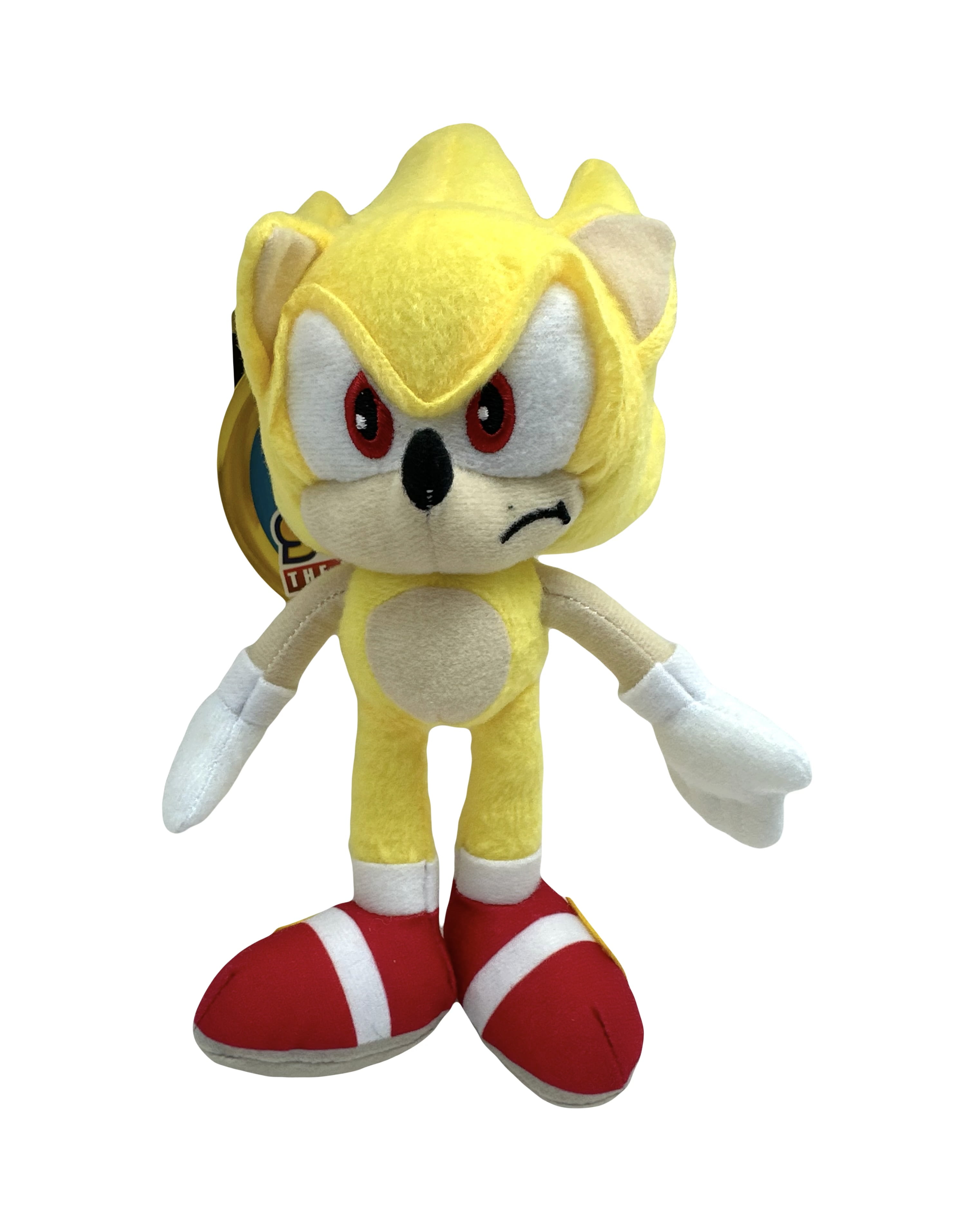 Sonic the Hedgehog Super Sonic small Kids Plush Toy w/Small Zipper ...