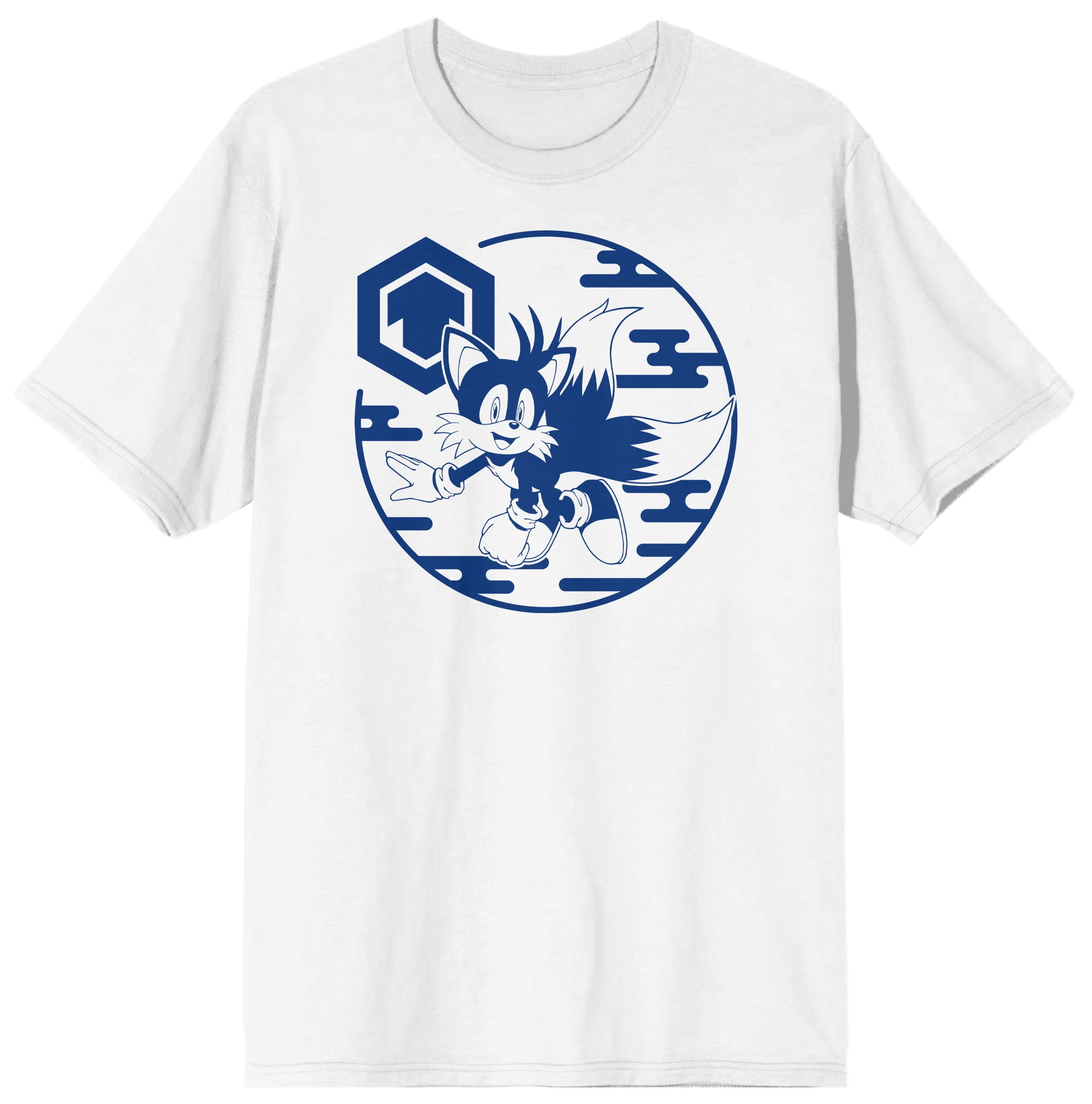 Sonic the Hedgehog Tails Character Mens White Graphic Tee - 3XL ...