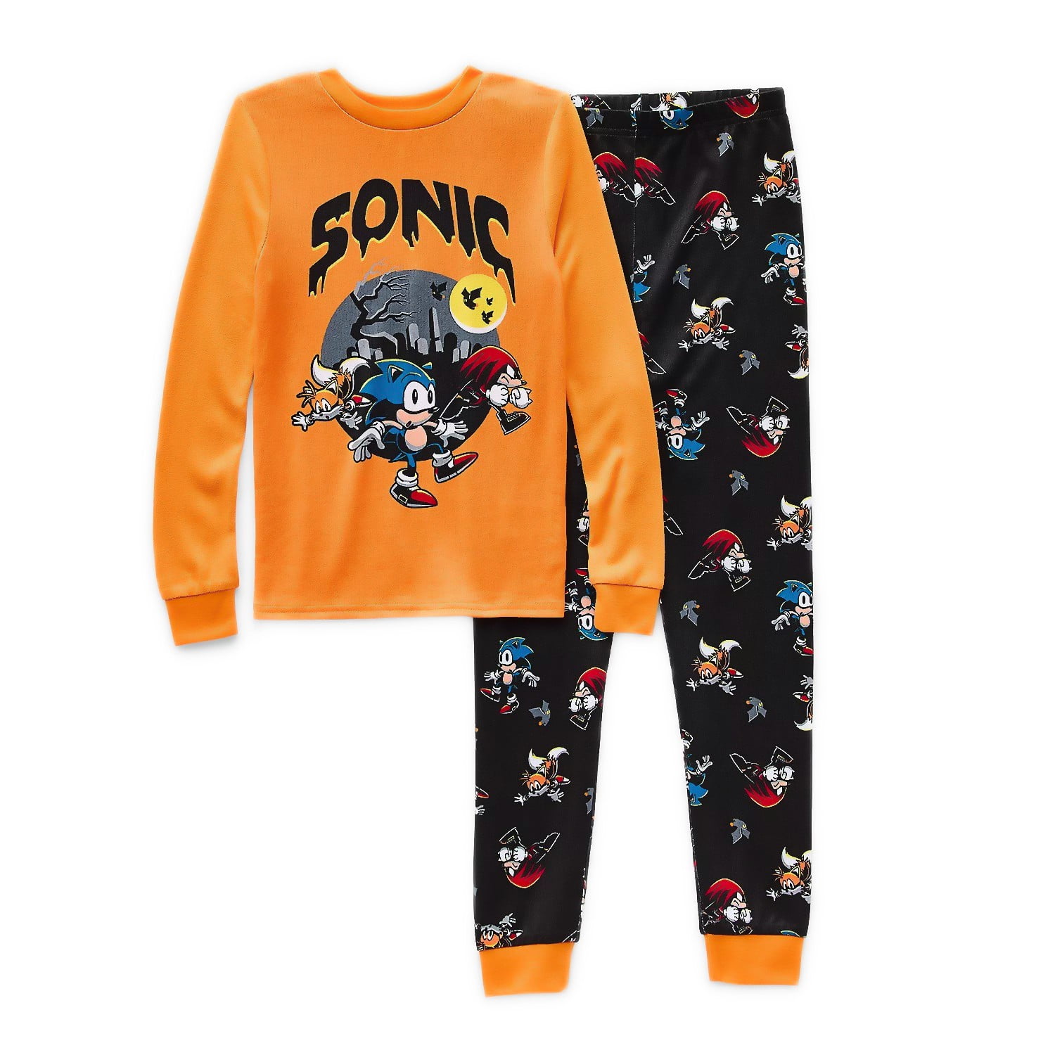 Sonic the Hedgehog, Tails and Shadow Boy's Halloween Soft Pajama Set ...
