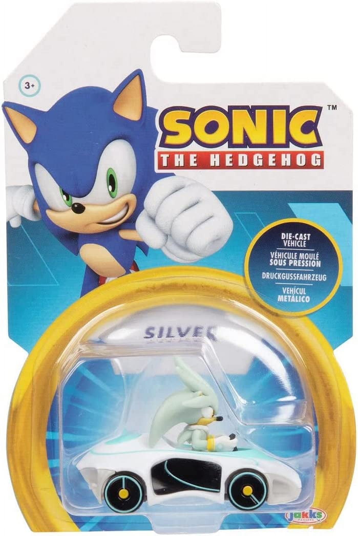 Sonic the Hedgehog Team Racing Silver Die-Cast Vehicle - Walmart.com