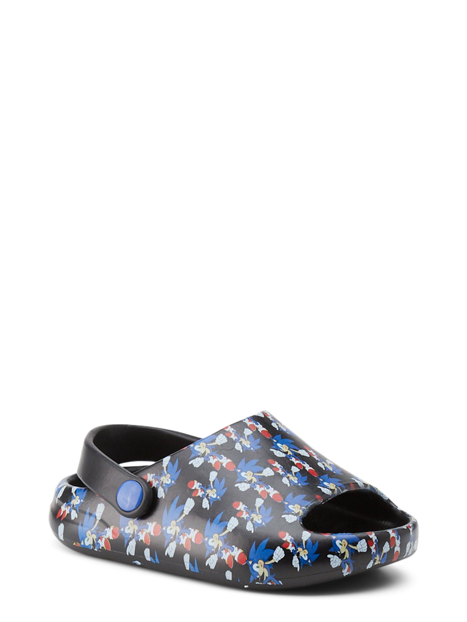 Sonic Toddler Boys Comfort Slide Sandals with Cushioned Footbed and ...