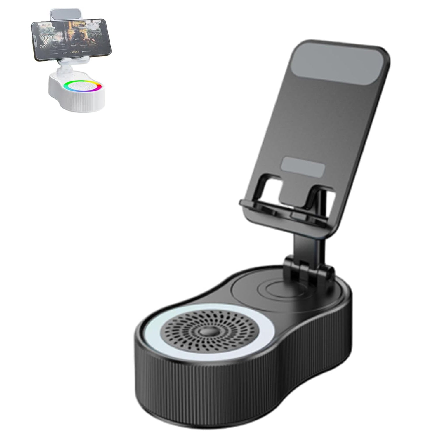 SonicDrop Dock Speaker Stand, No-Pair Magic Speaker & Charging Stand, 5-in-1 Multifunctional ...