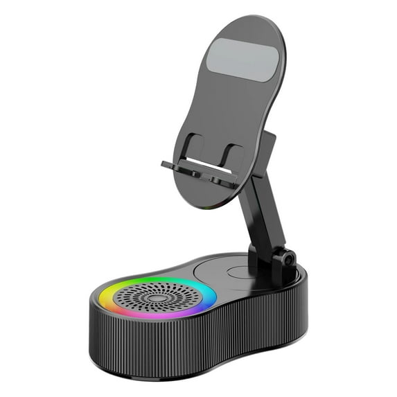 SonicDrop Foldable No Pair Speaker Charging Stand with Integrated Power ...