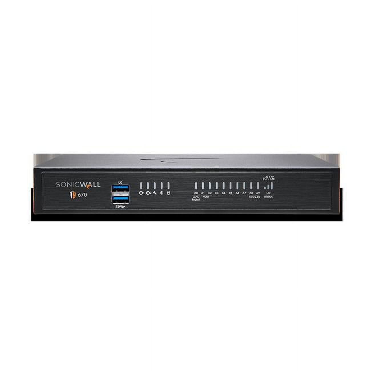 SonicWALL TZ670 Security Appliance, Black - Walmart.com