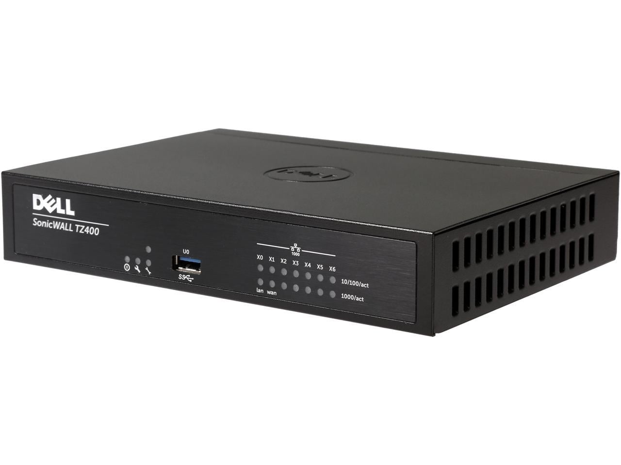 SonicWall TZ400 Network Security/Firewall Appliance with TotalSecure 1 ...
