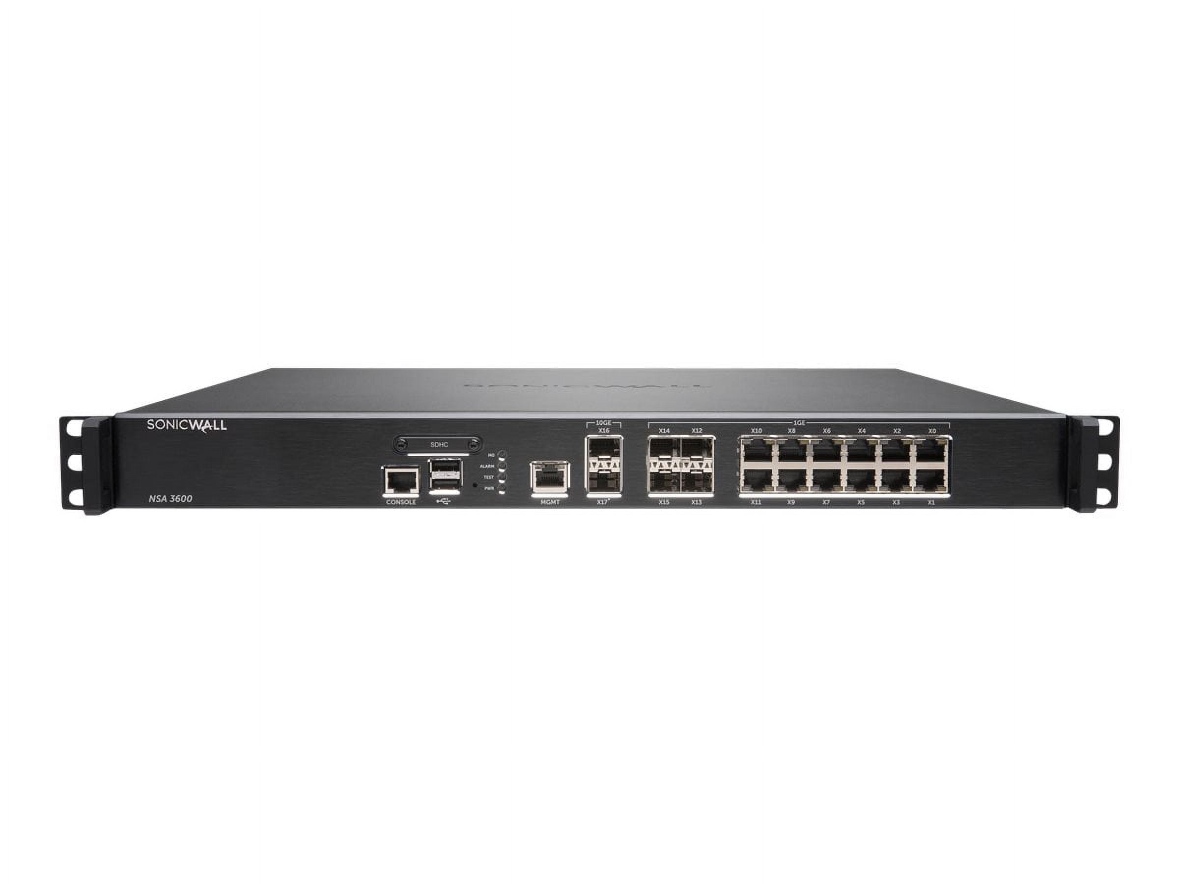 SonicWall NSa 3600 - Security appliance - High Availability - 10GbE ...