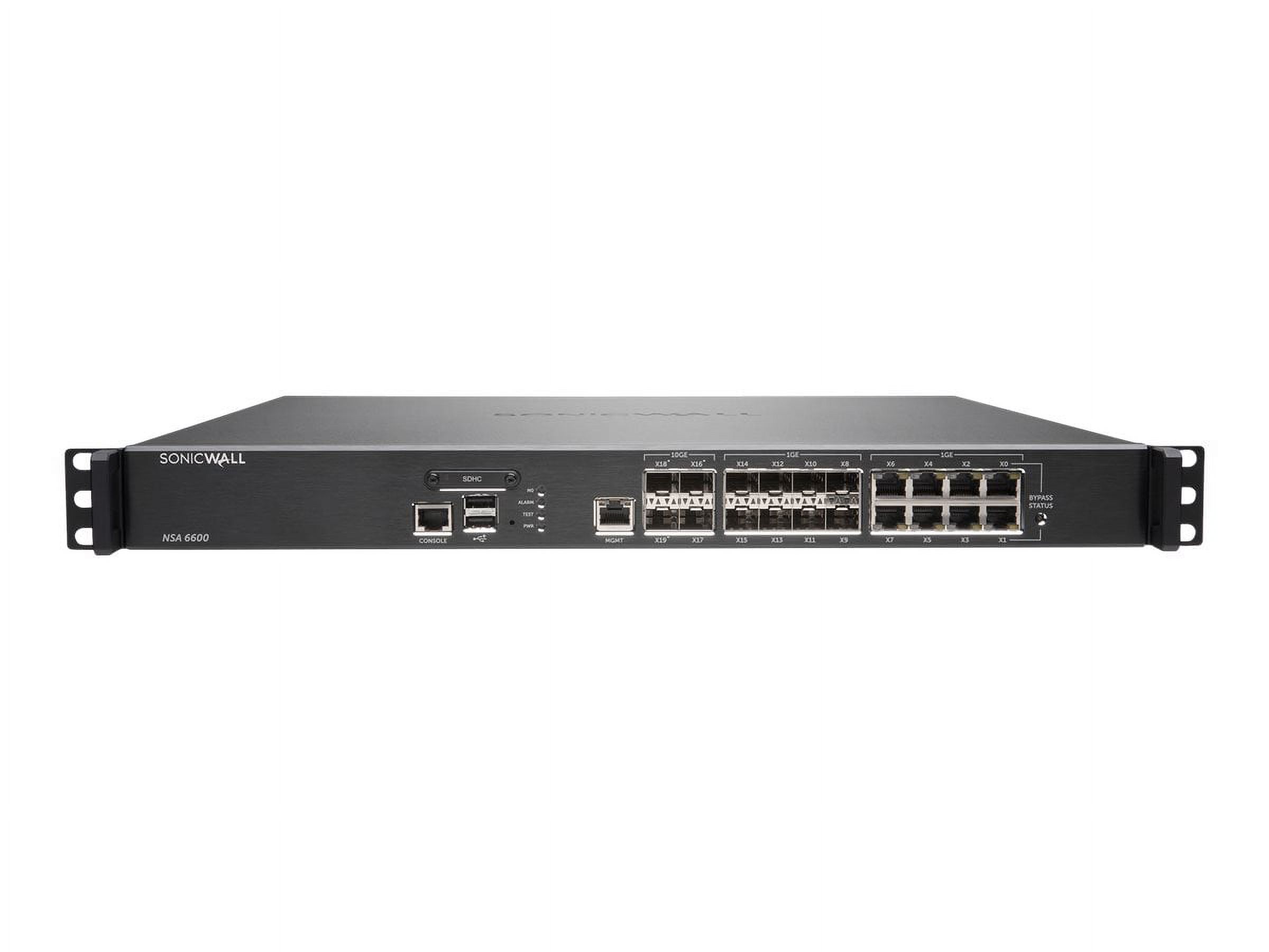 SonicWall NSa 6600 - Advanced Edition - security appliance - with 1 ...