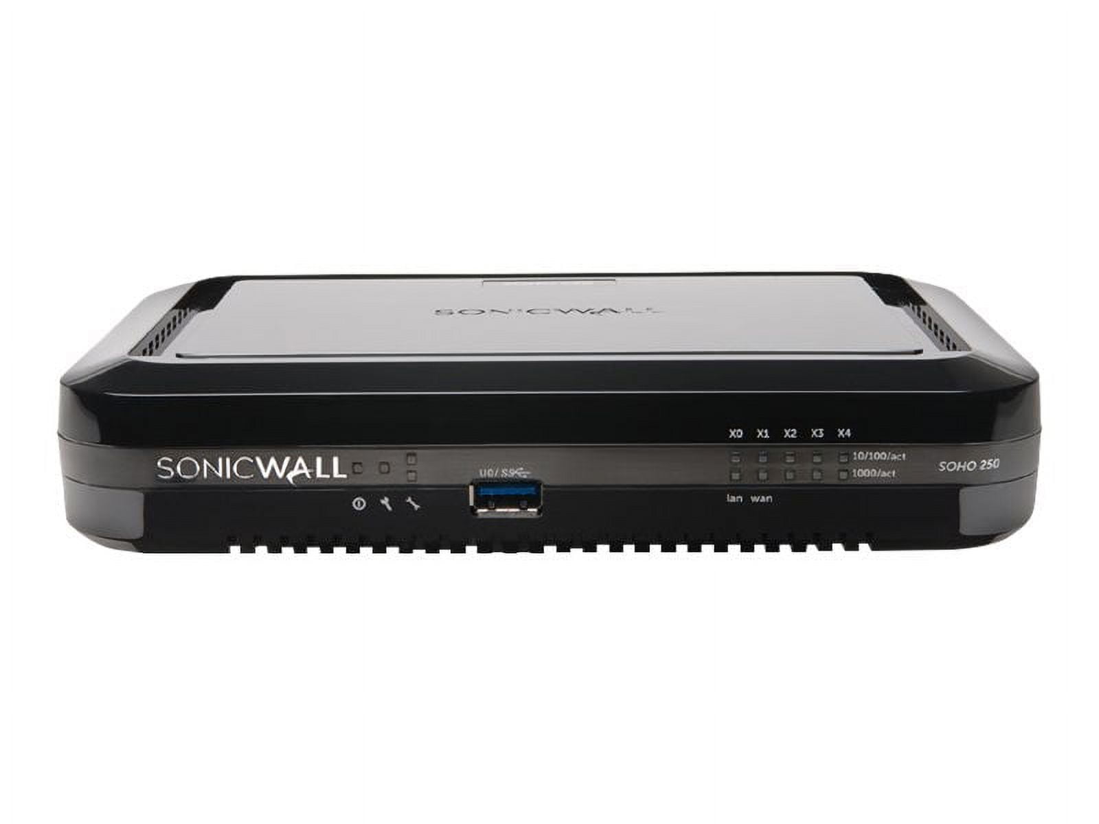SonicWall SOHO 250 - Security appliance - GigE - SonicWALL Secure ...