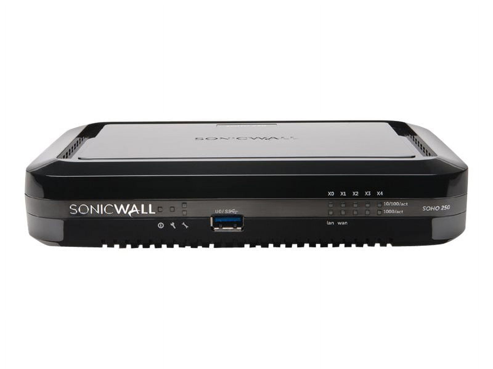 SonicWall SOHO 250 - Security appliance - GigE - SonicWALL Secure Upgrade Plus Program (3 years ...