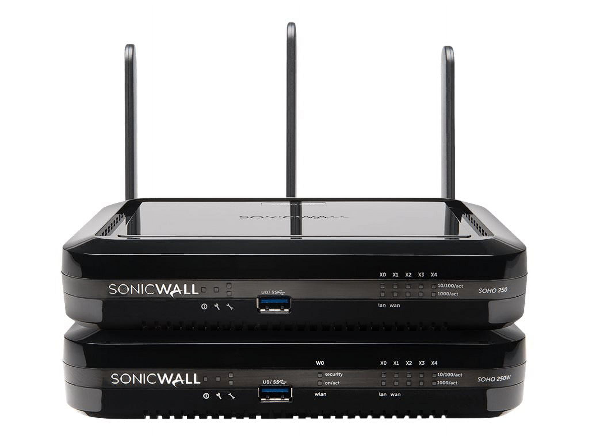 SonicWall SOHO 250 Wireless-N - Advanced Edition - security appliance ...