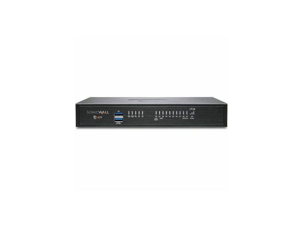 SonicWall TZ670 Firewall (Gen 7) w/ Secure Upgrade Plus (3-Year ...