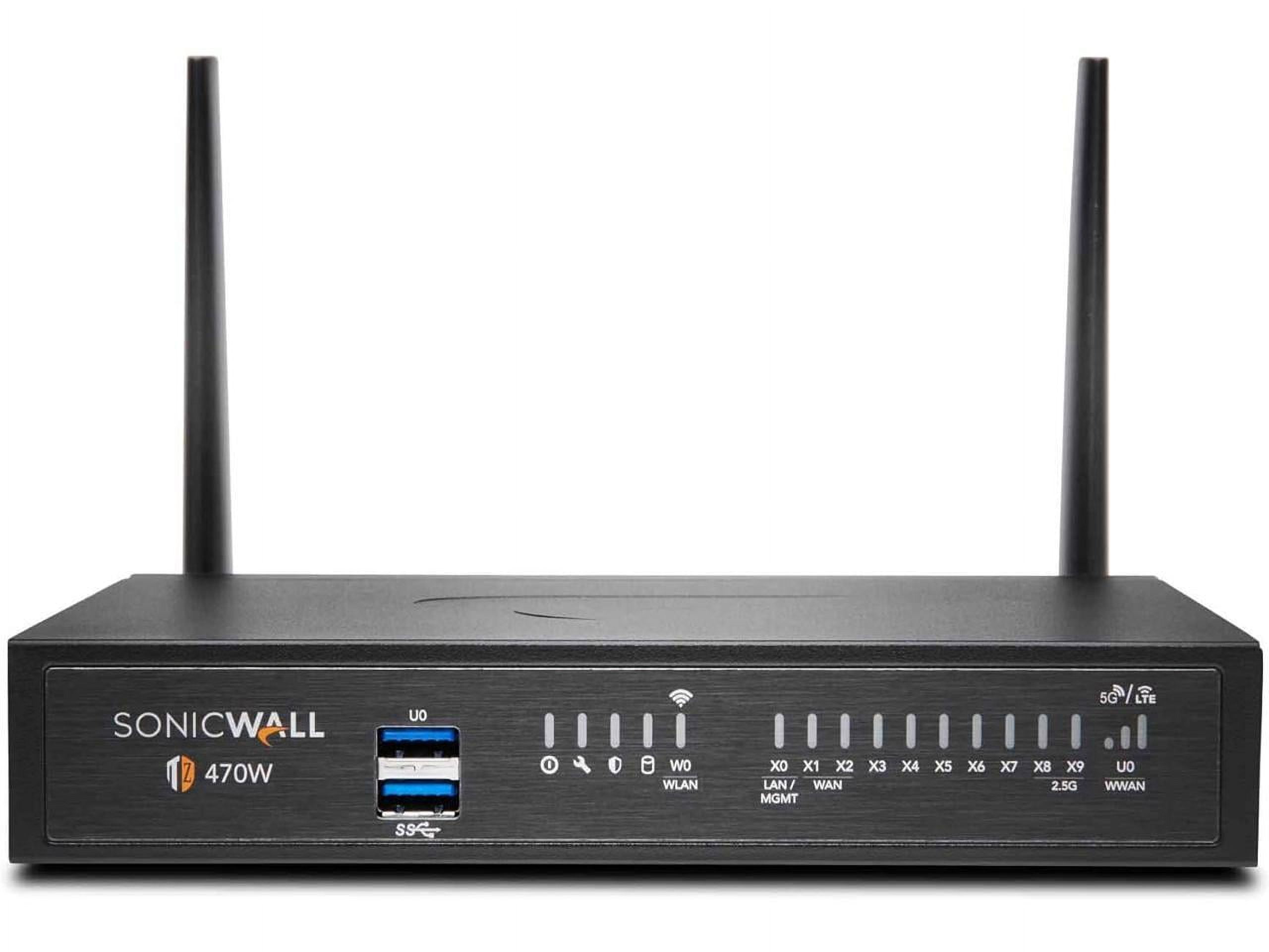 SonicWall TZ470 Wireless AC Secure Upgrade Plus 3YR Essential Edition ...